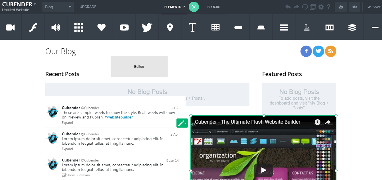 Cubender: обзор, отзывы на конструктор сайтов Кубендер