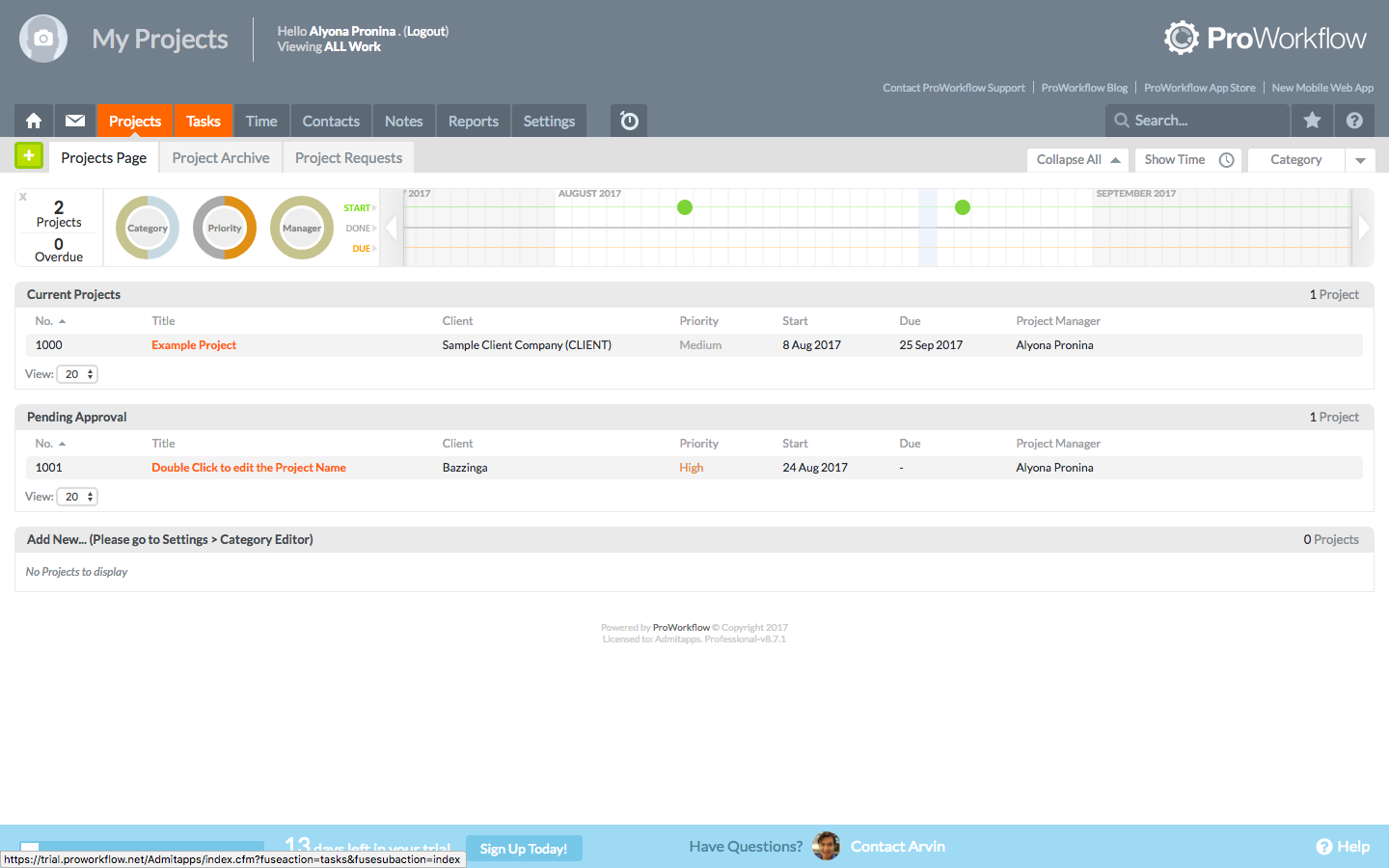 ProWorkFlow CPM, ПроВоркФлоу CRM система: описание, обзор