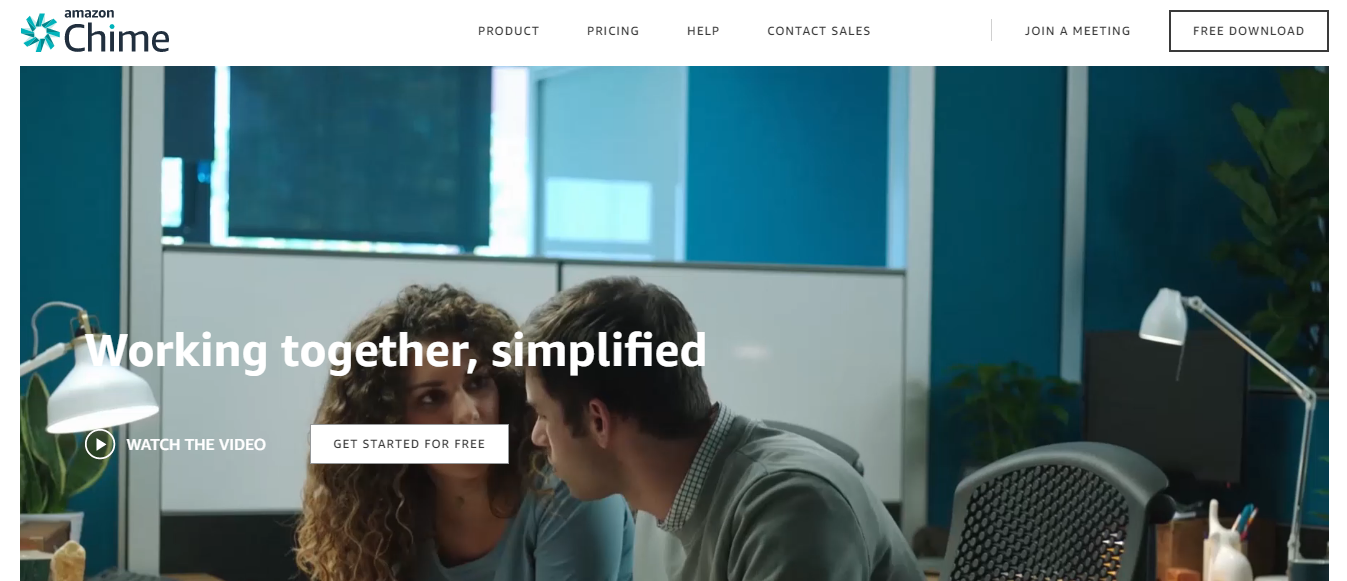 Amazon Chime — облачная платформа для коммуникации: звонки, видео, встречи