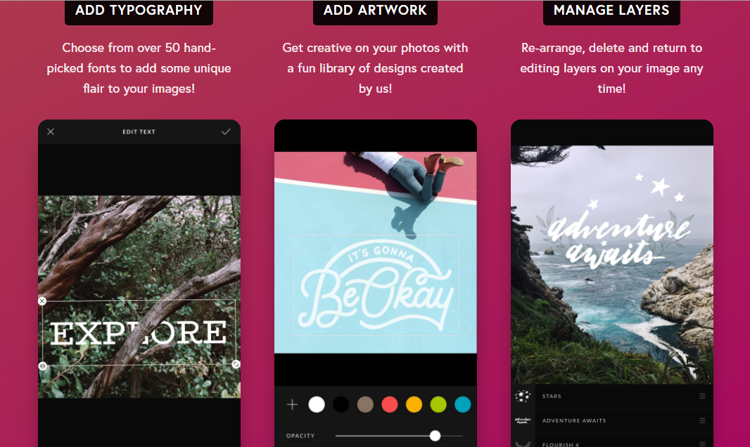 Afterlight — приложение графический редактор для iPhone, Android. Скачать Afterlight бесплатно