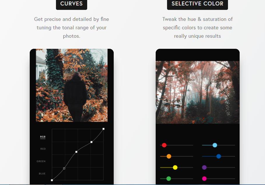 Afterlight — приложение графический редактор для iPhone, Android. Скачать Afterlight бесплатно