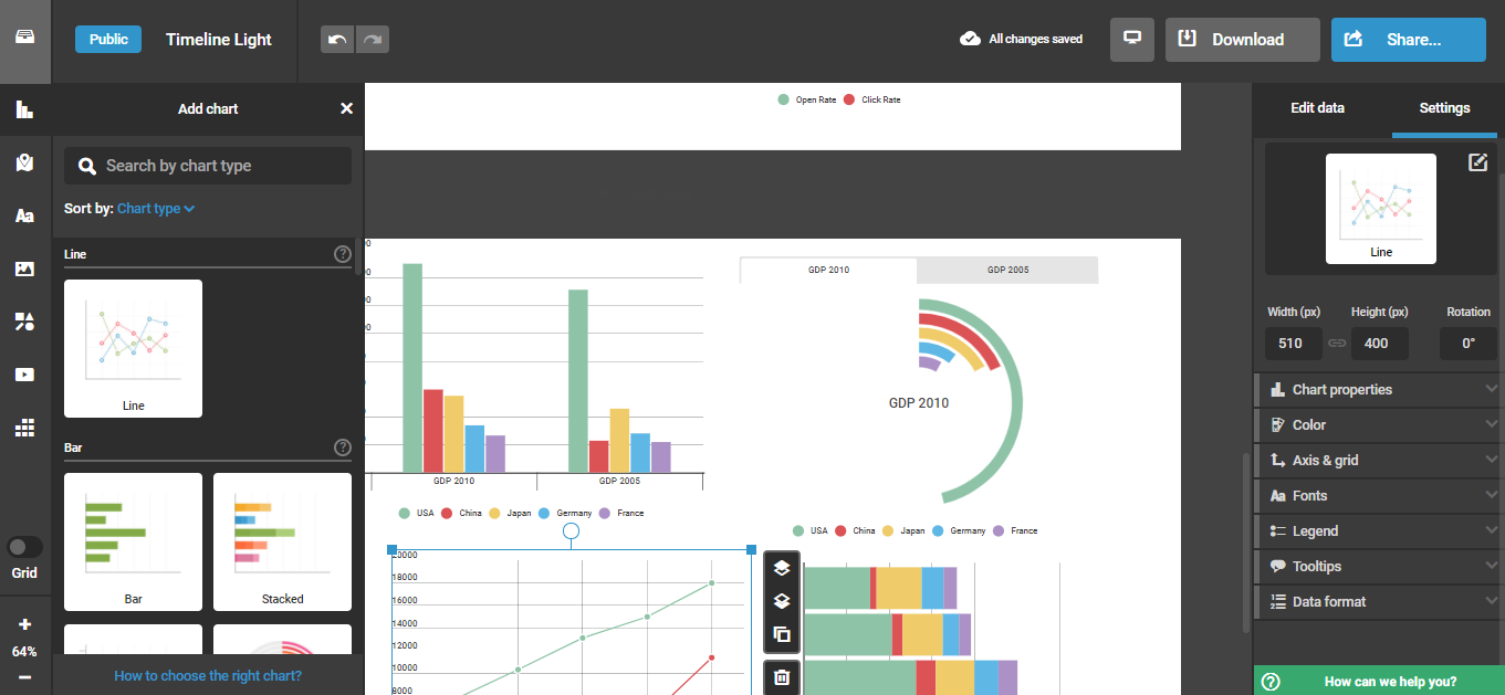 Infogram: обзор, описание редактора графики Инфограм