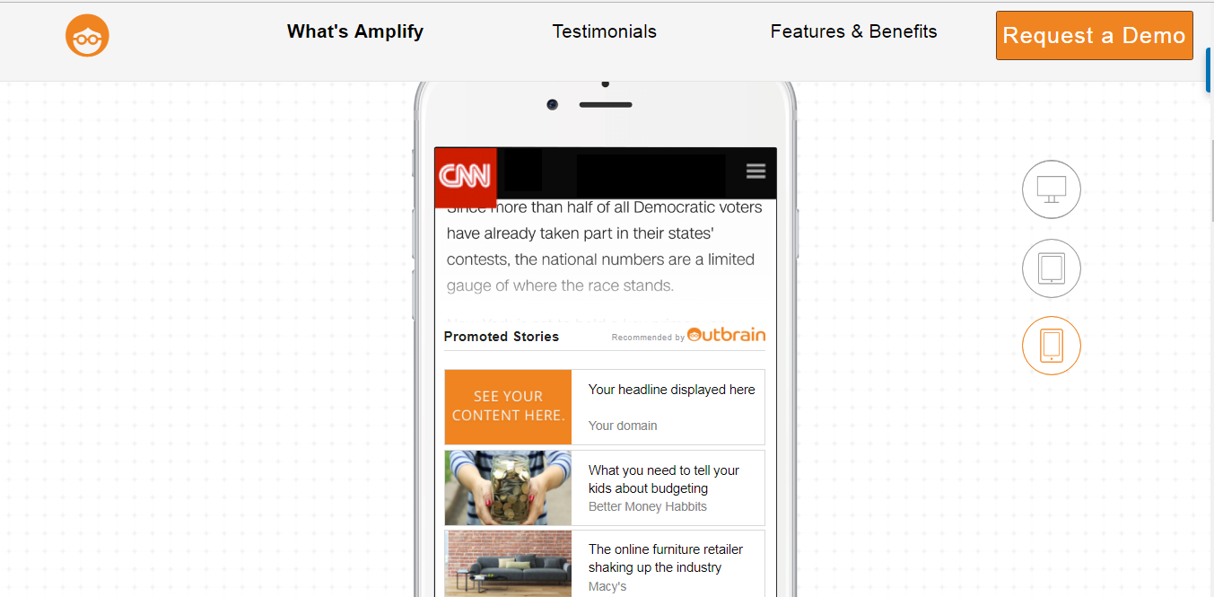 Outbrain. Обзор на Outbrain, отзывы, цены | Coba.Tools