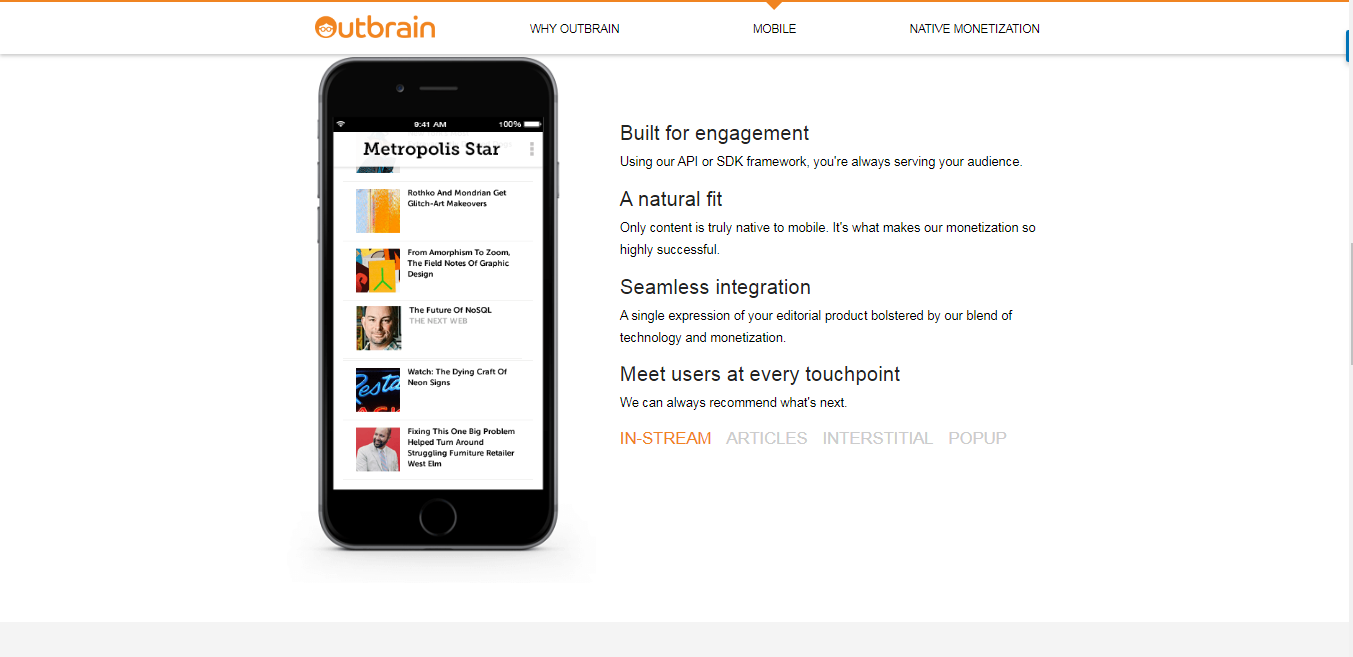 Outbrain. Обзор на Outbrain, отзывы, цены | Coba.Tools