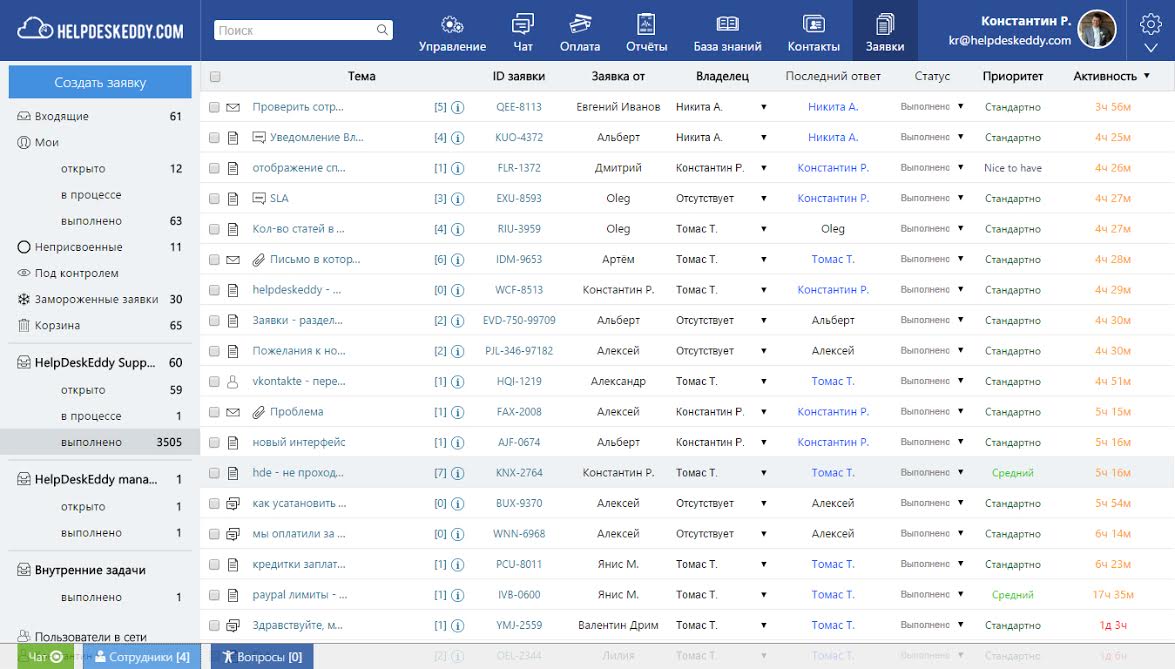 Helpdeskeddy — helpdesk сервис. Скачать Helpdeskeddy для ПК или смартфона | Coba.Tools