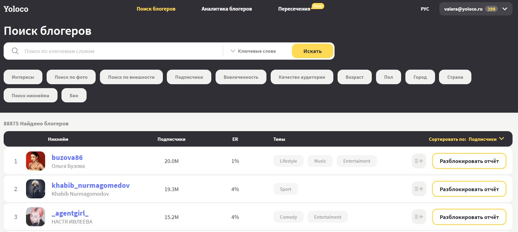 Yoloco — система бизнес аналитики. Обзор на Yoloco, отзывы, цены | Coba ...